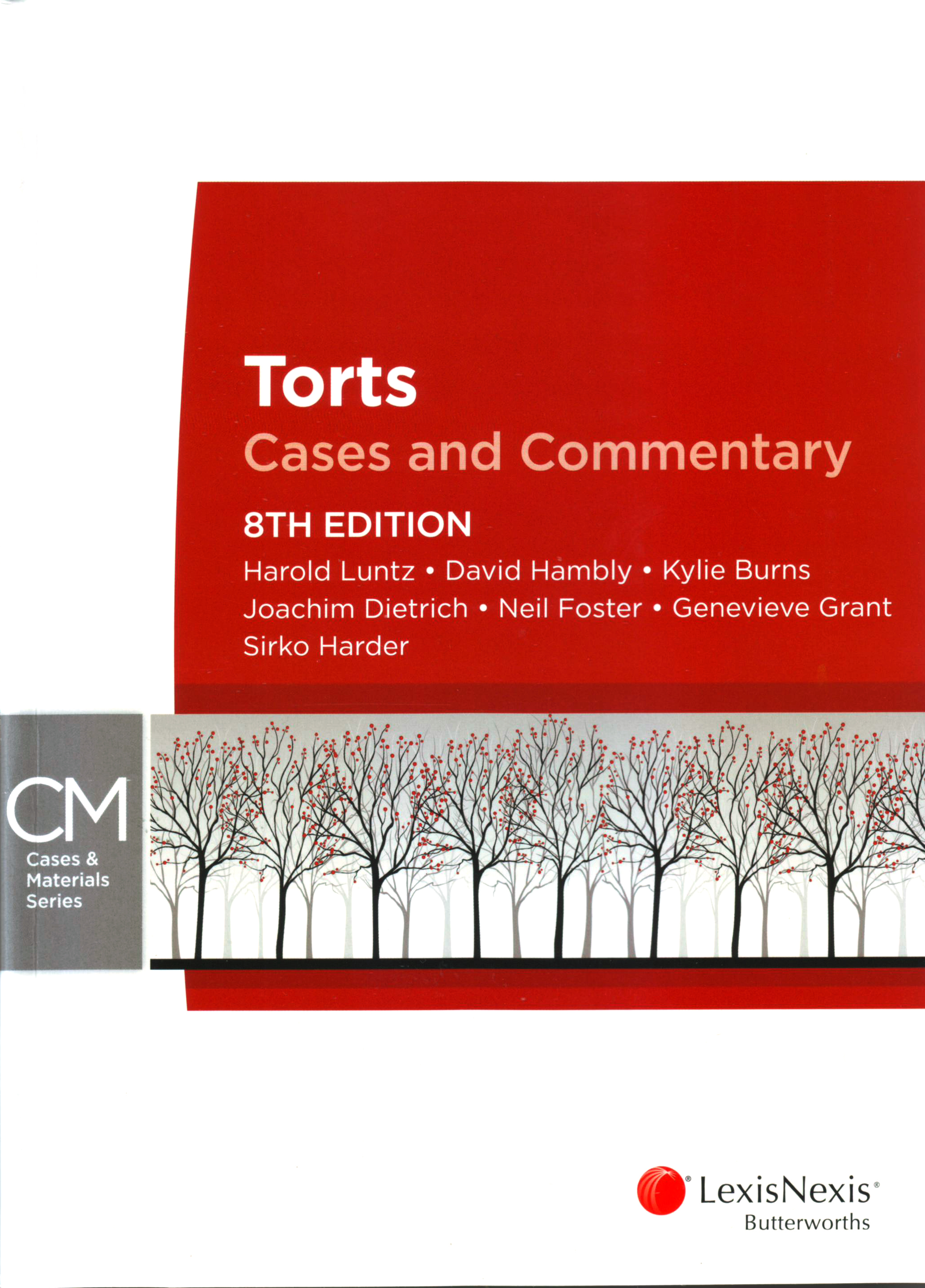 Torts: Cases and commentary e8 | Law Books