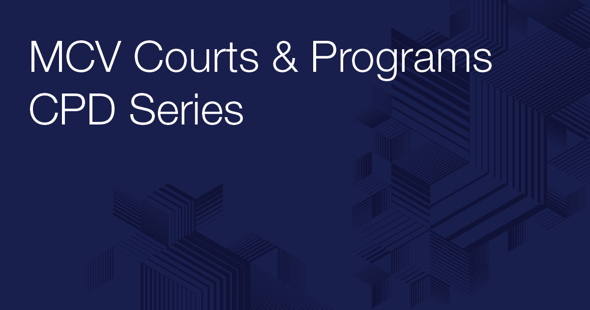 MCV Courts & Programs Learning Hub